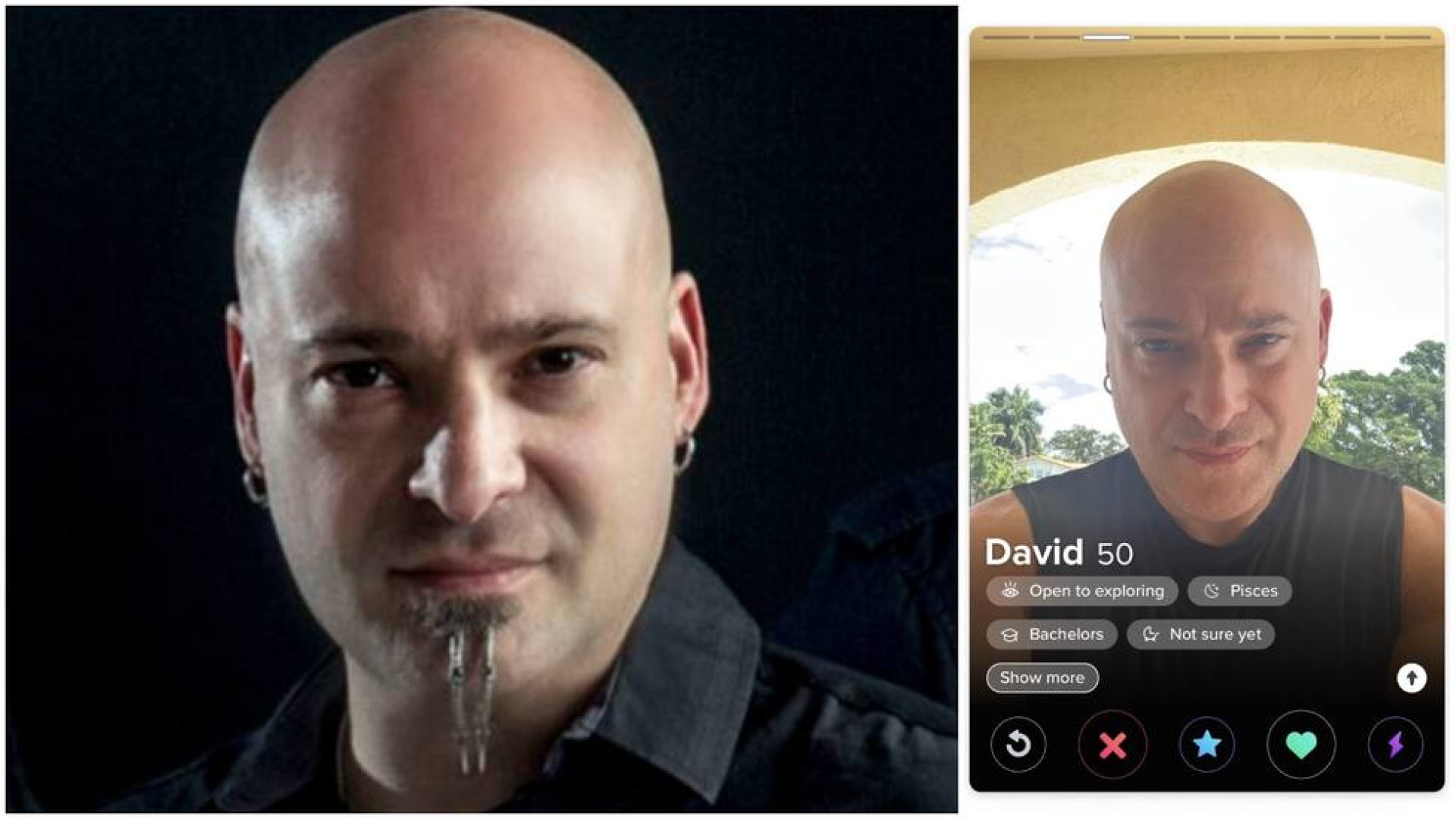 Se encuentran el perfil de David Draiman (Disturbed) en Tinder: “Es ...