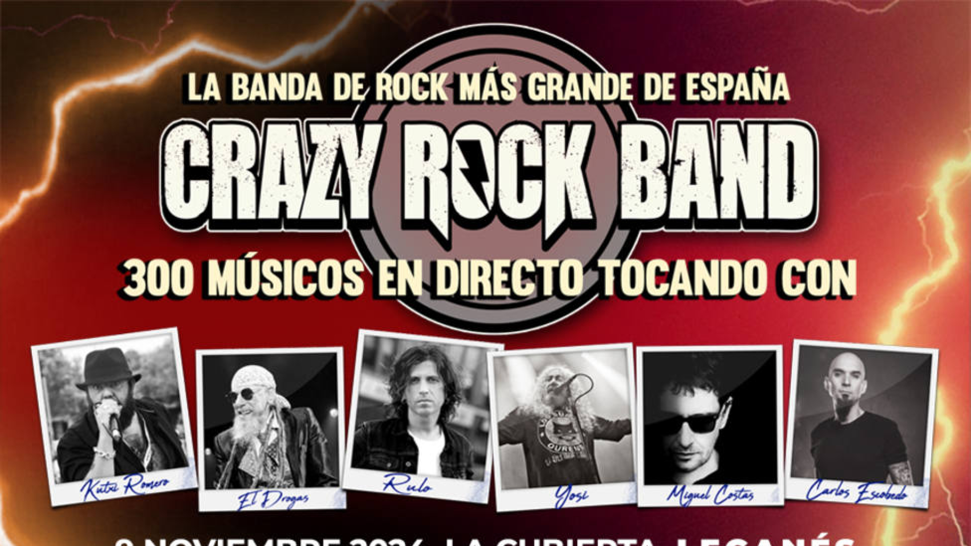 Crazy Rock Band: el evento más loco de nuestro rock se celebra el 9 de ...